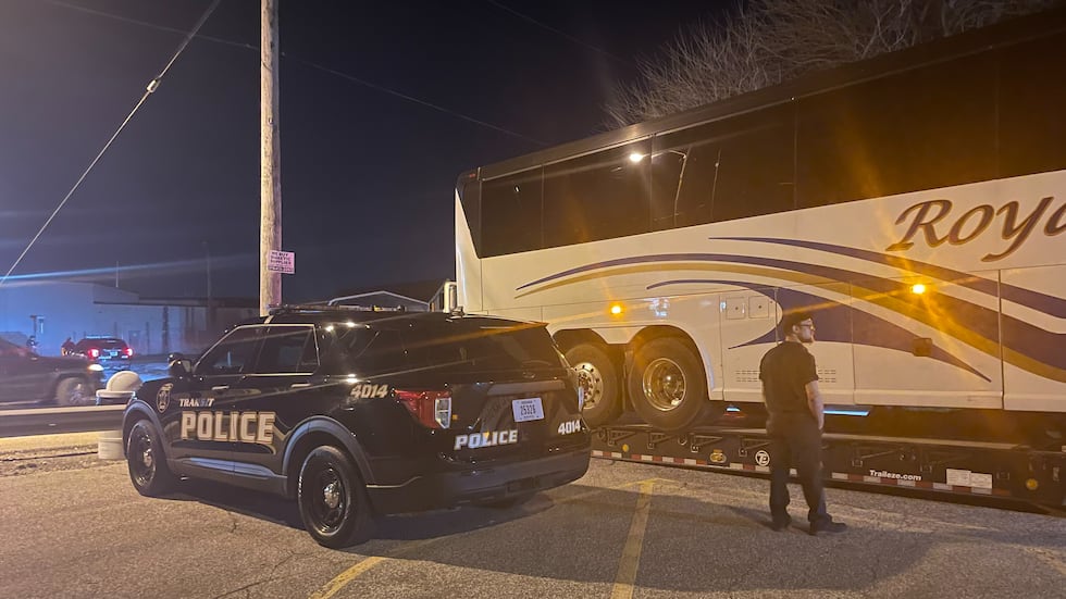 Investigation underway after apparent train-bus collision in Michigan City Investigation underway after apparent train-bus collision in Michigan City